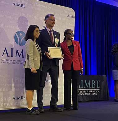 Joy Inducted Into the 2025 Class of the AIMBE College of Fellows - Department of Bioengineering